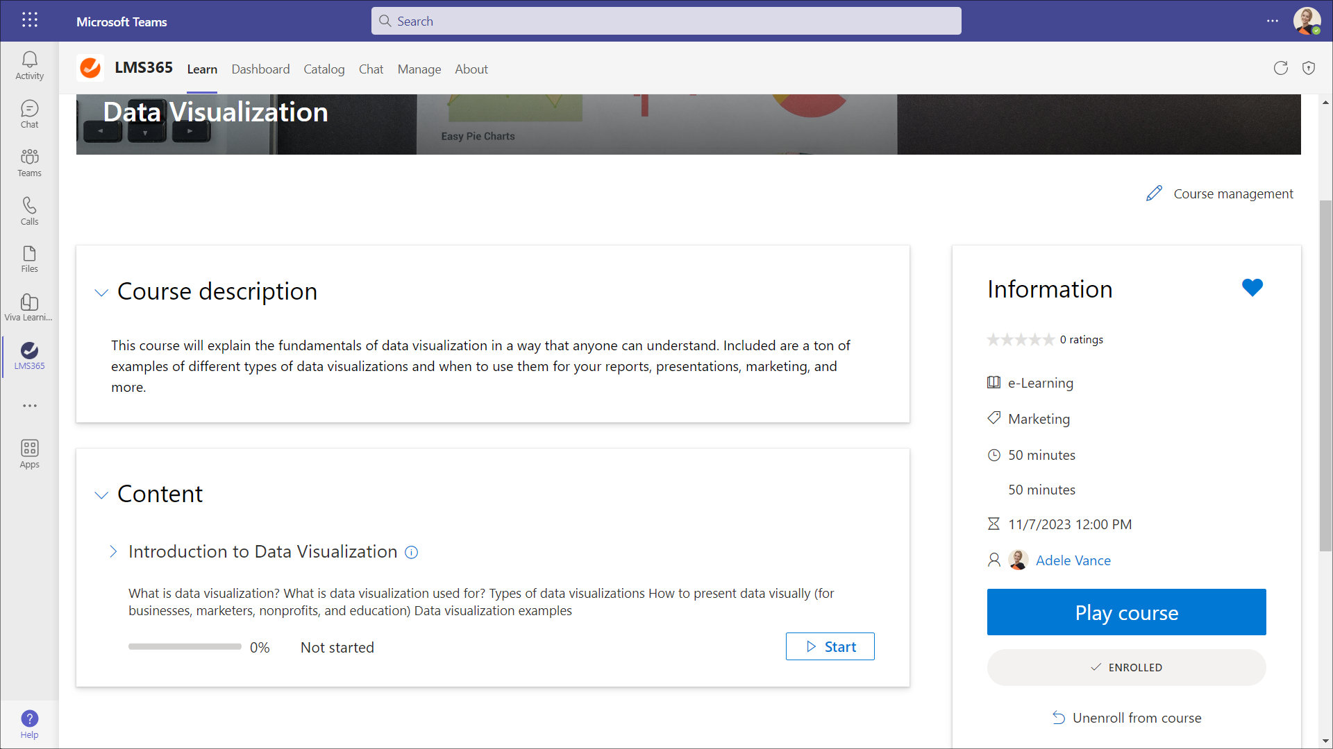 The Learn365 app in Microsoft Teams and its functionality – Help Center