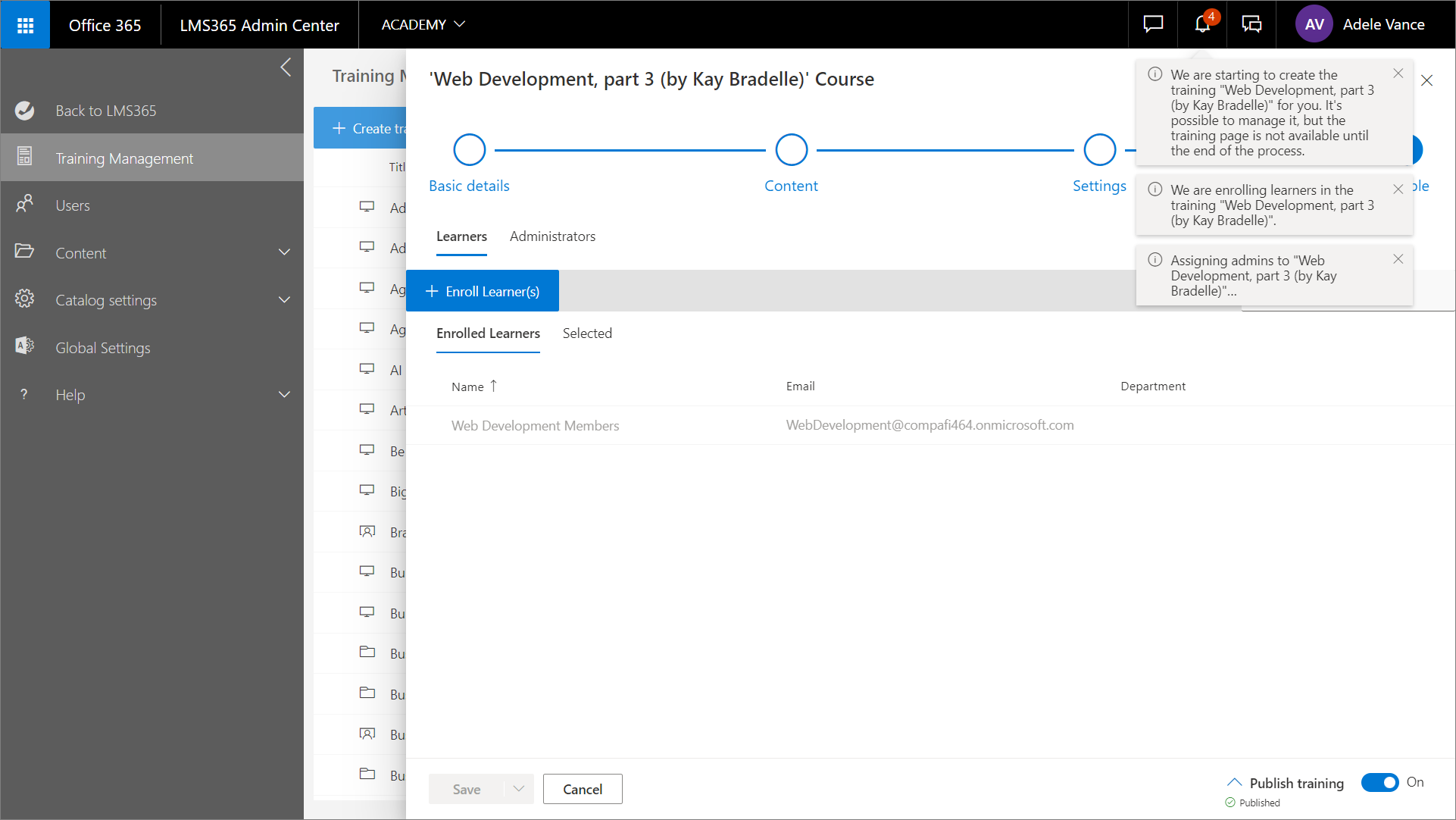 Create e-Learning – Help Center