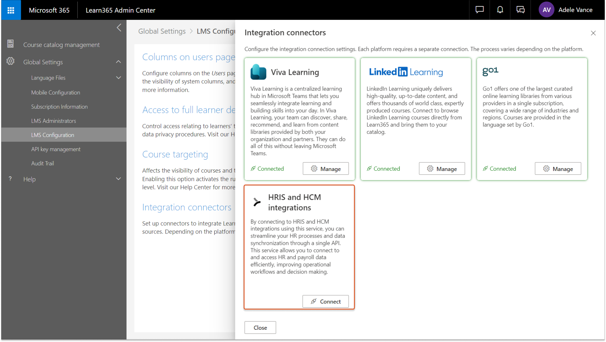 Set up the integration between Learn365 and an HRIS – Help Center